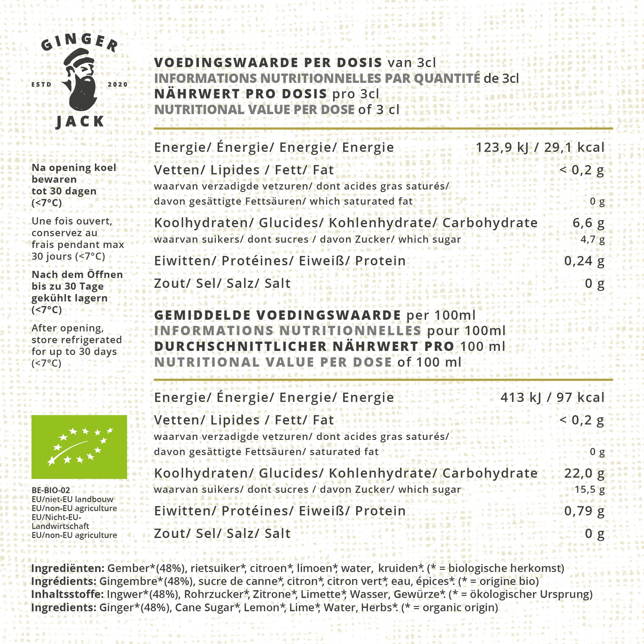 GINGER JACK 🤘 Jouw dagelijkse dosis gember – Ginger Jack