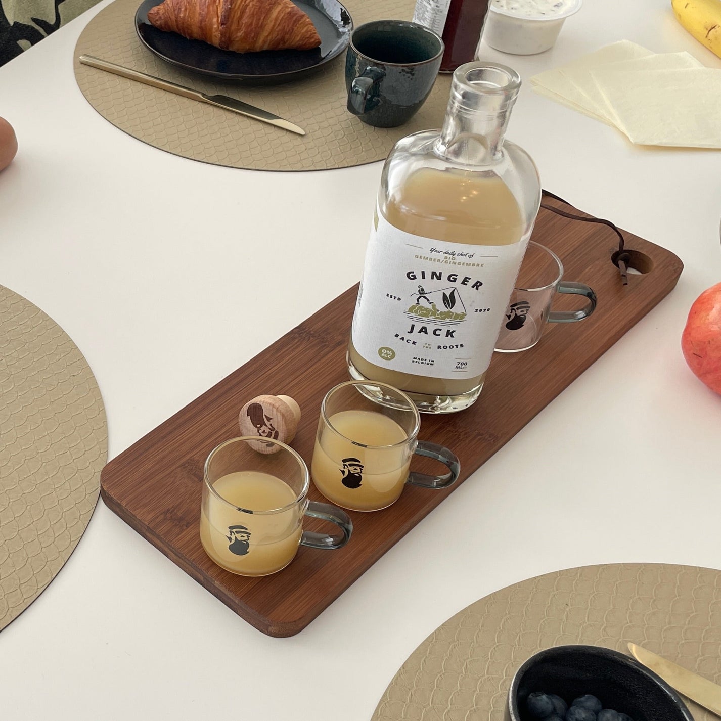 Set van 2 iconische Ginger Jack shotglaasjes